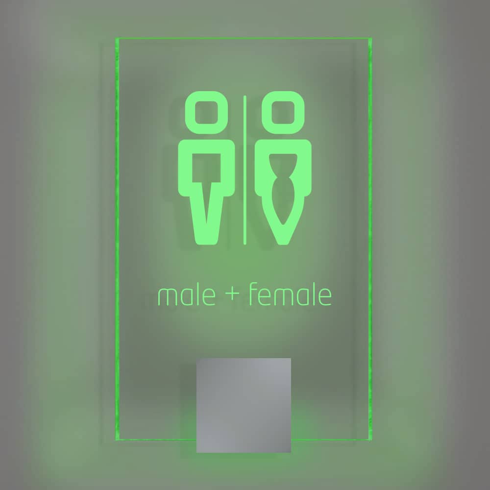 LED Illuminated Vacant Engaged Sign | Signbox