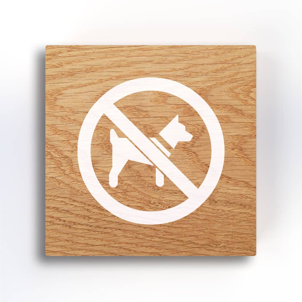 Wooden Oak Wayfinding Icon Signs | Signbox