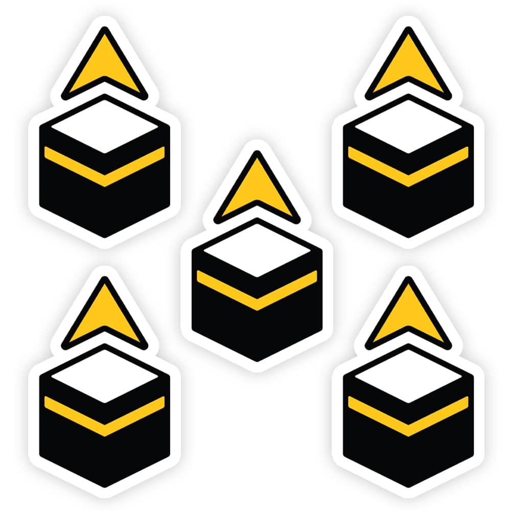 Qibla Directional Sign Sticker | Signbox