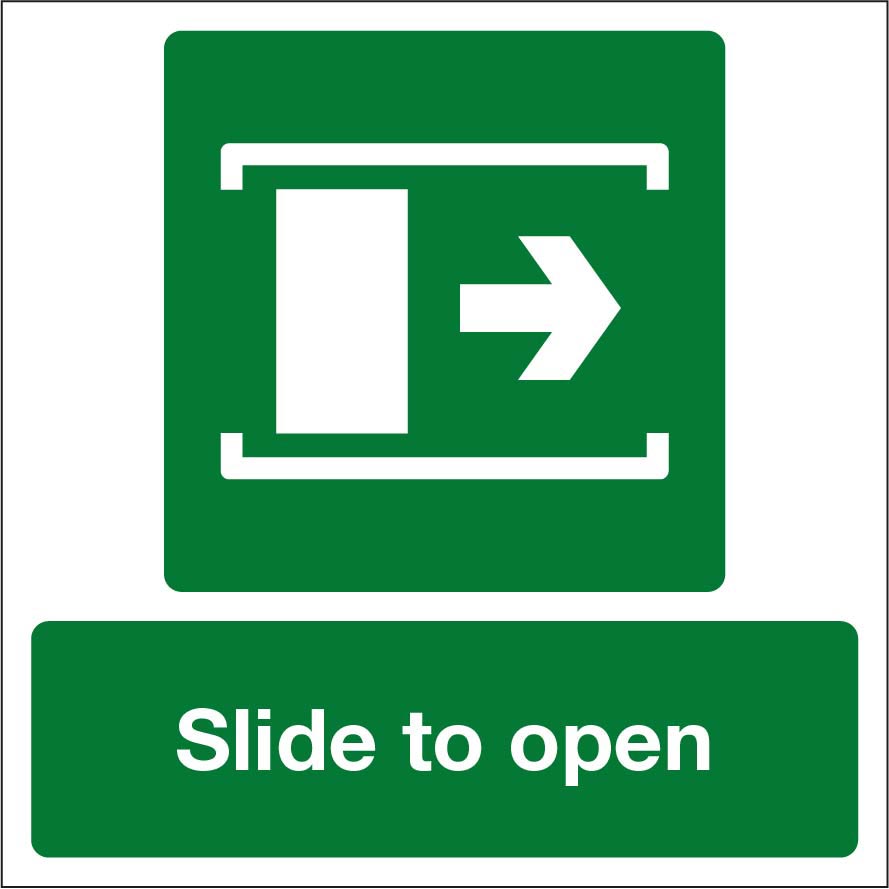 Slide to Open Sign | Signbox