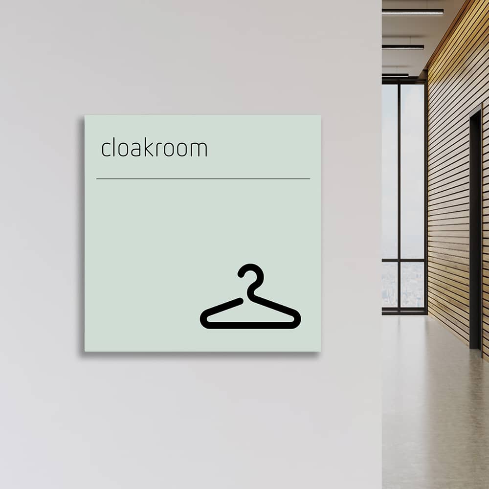 Wayfinding Toilet Wall Symbol Signs - Matt Glacier | Signbox