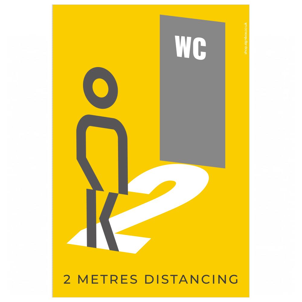 Hey! Social Distancing and Hygiene Information Signs | Signbox