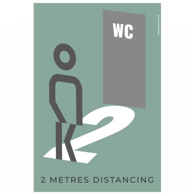 Hey! Social Distancing and Hygiene Information Signs | Signbox