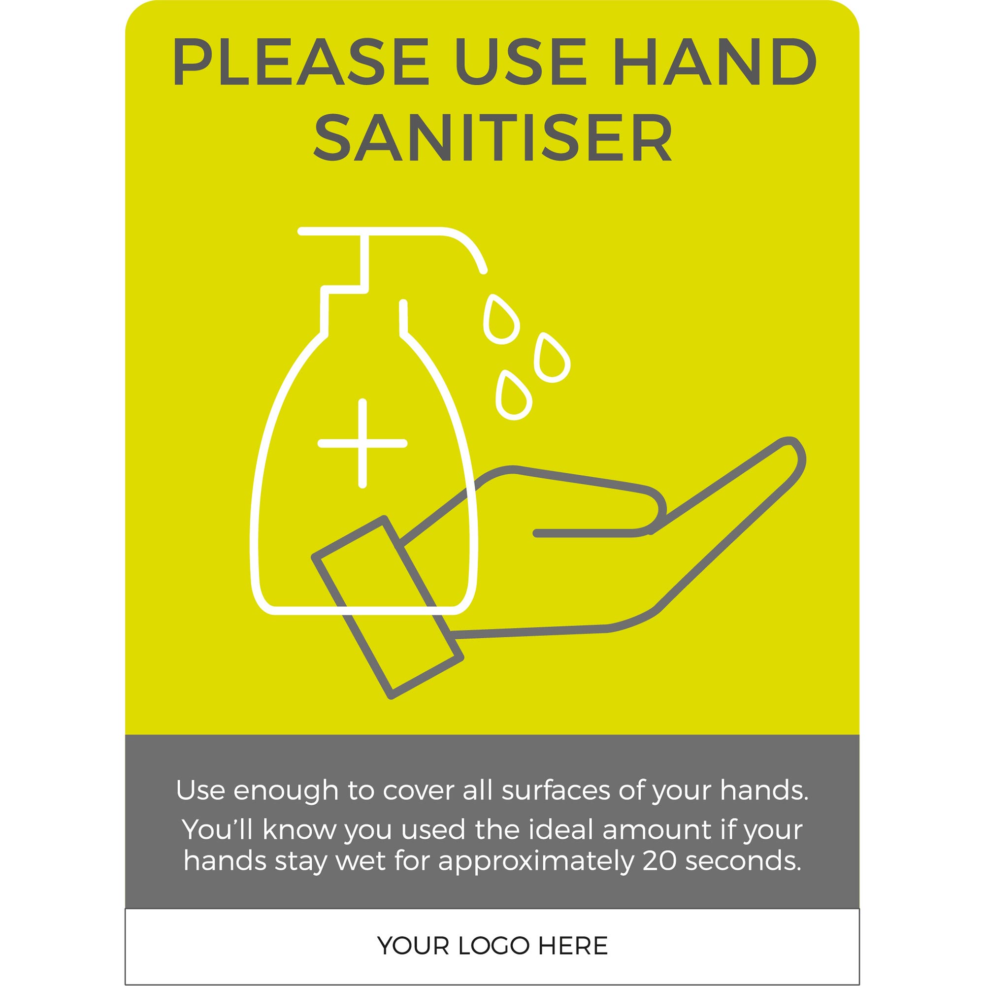 Hey! Social Distancing and Hygiene information graphic signs | Signbox